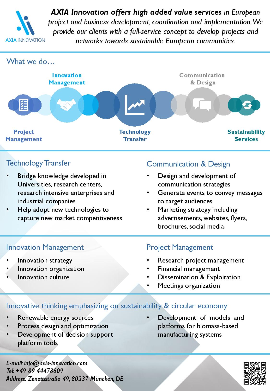 AXIA Innovation flyer – AXIA INNOVATION